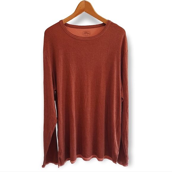 Tommy Bahama | Shirts | Tommy Bahama Mens Relaxed Fit Burnt Orange 0 Pima Cotton Basic Shirtl ...